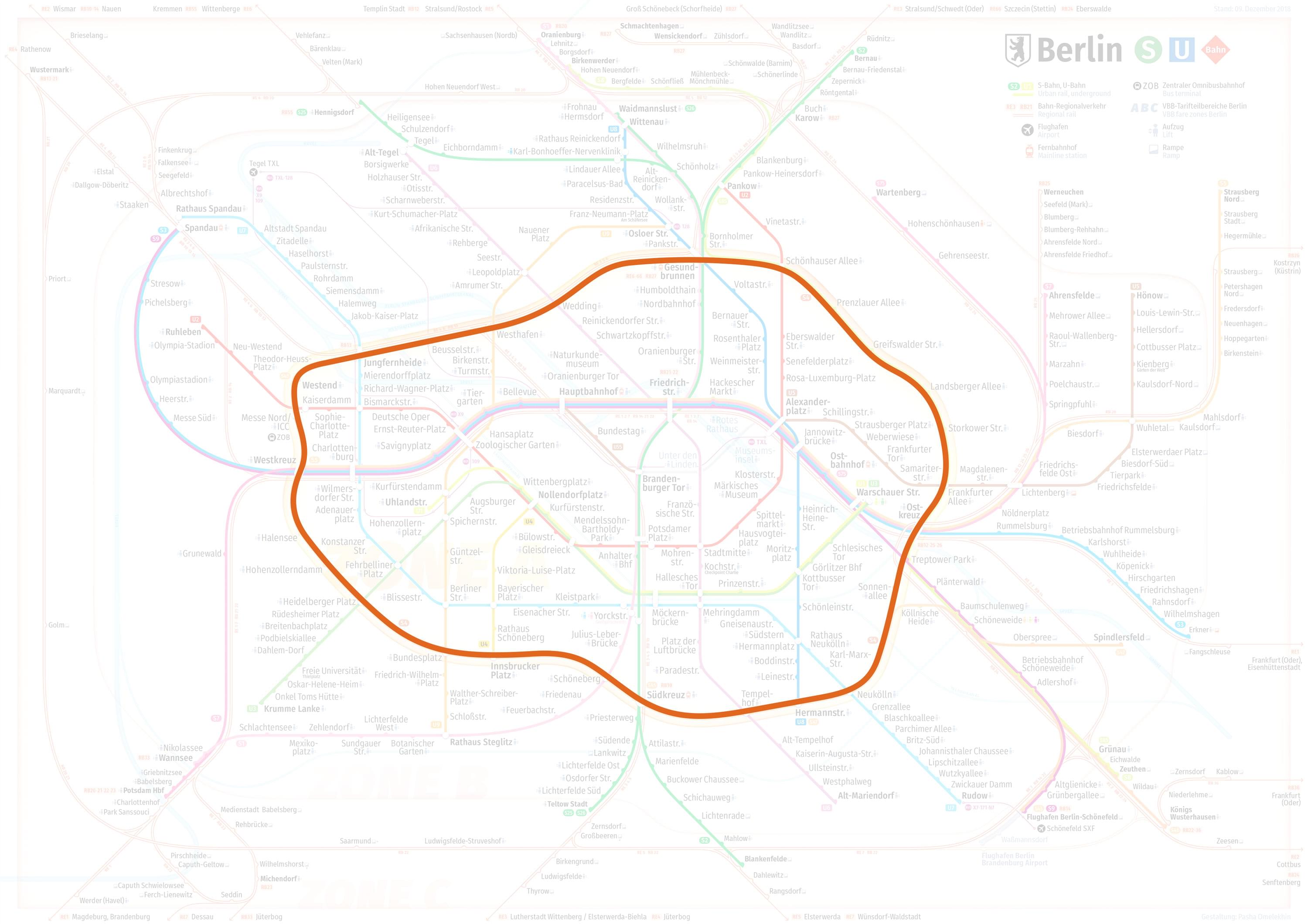 New Berlin rapid transit route map