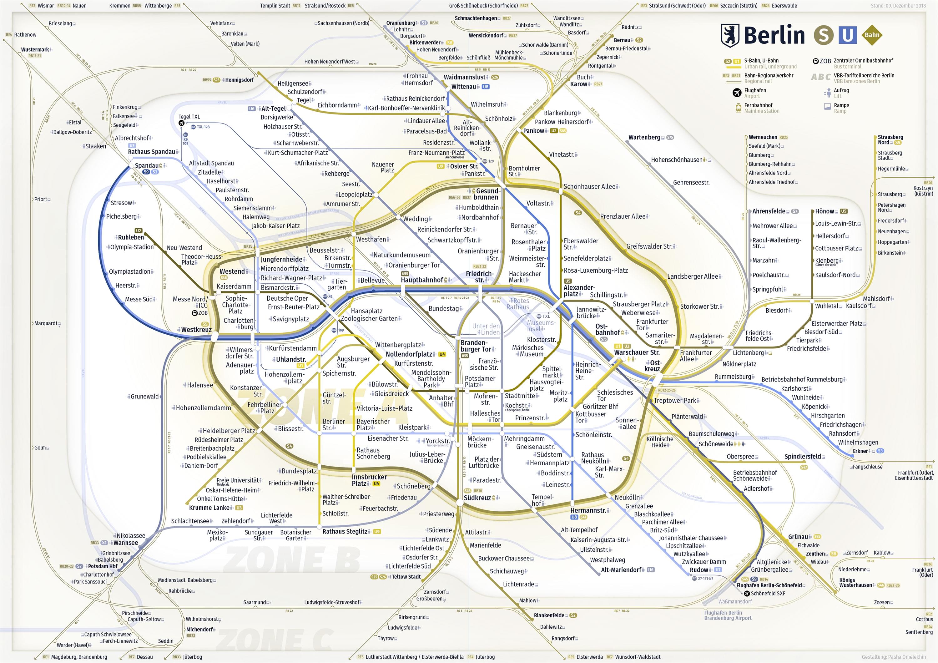 New Berlin rapid transit route map
