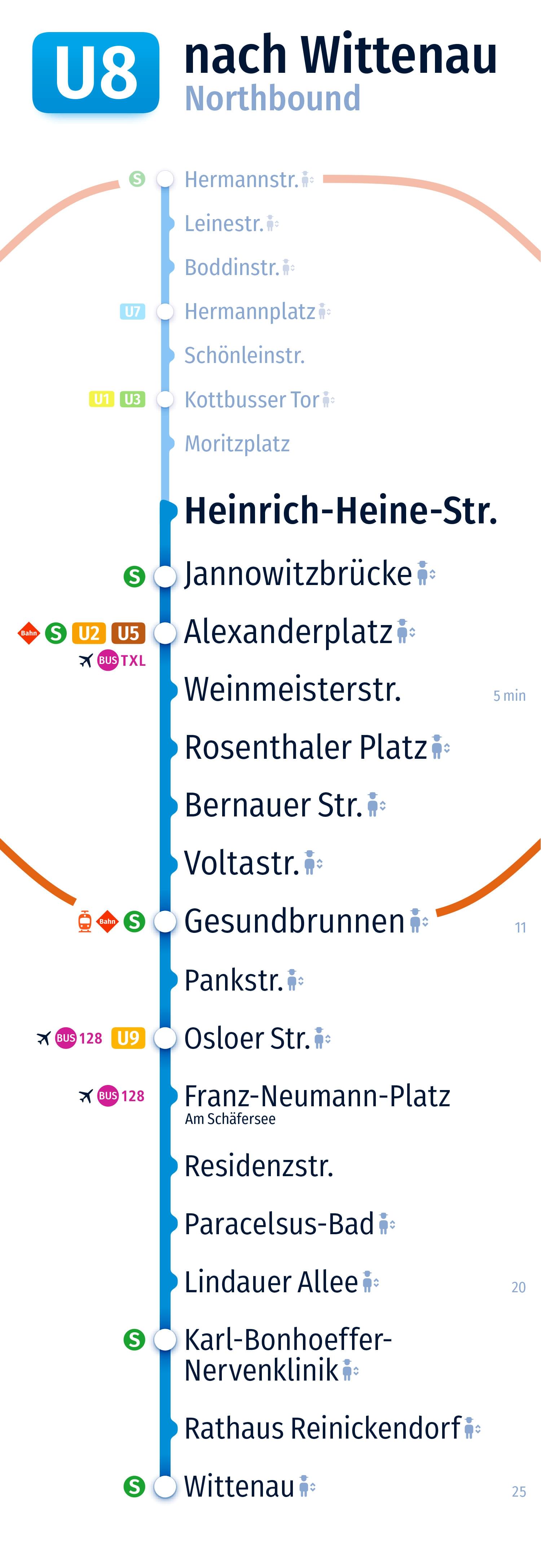 New Berlin rapid transit route map